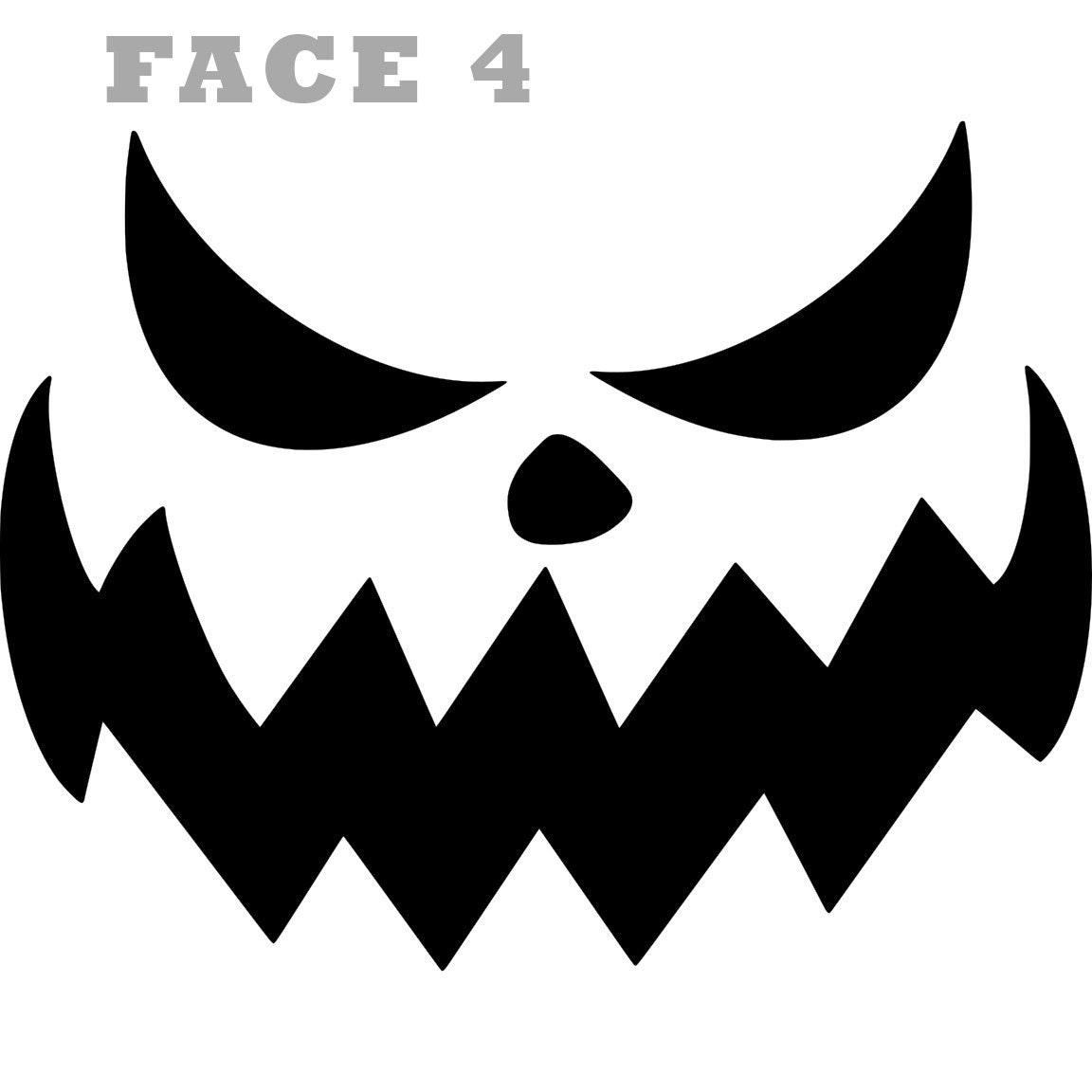 Halloween Pumpkin Face Stickers - Etsy