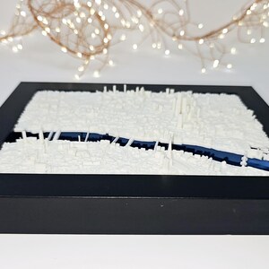 3D Printed London Map - Architectural - Modern Sleek Design - Home ...