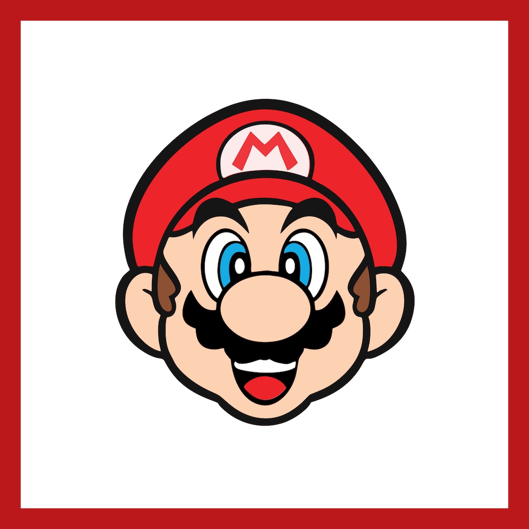 Mario Layered - SVG PNG - Etsy UK
