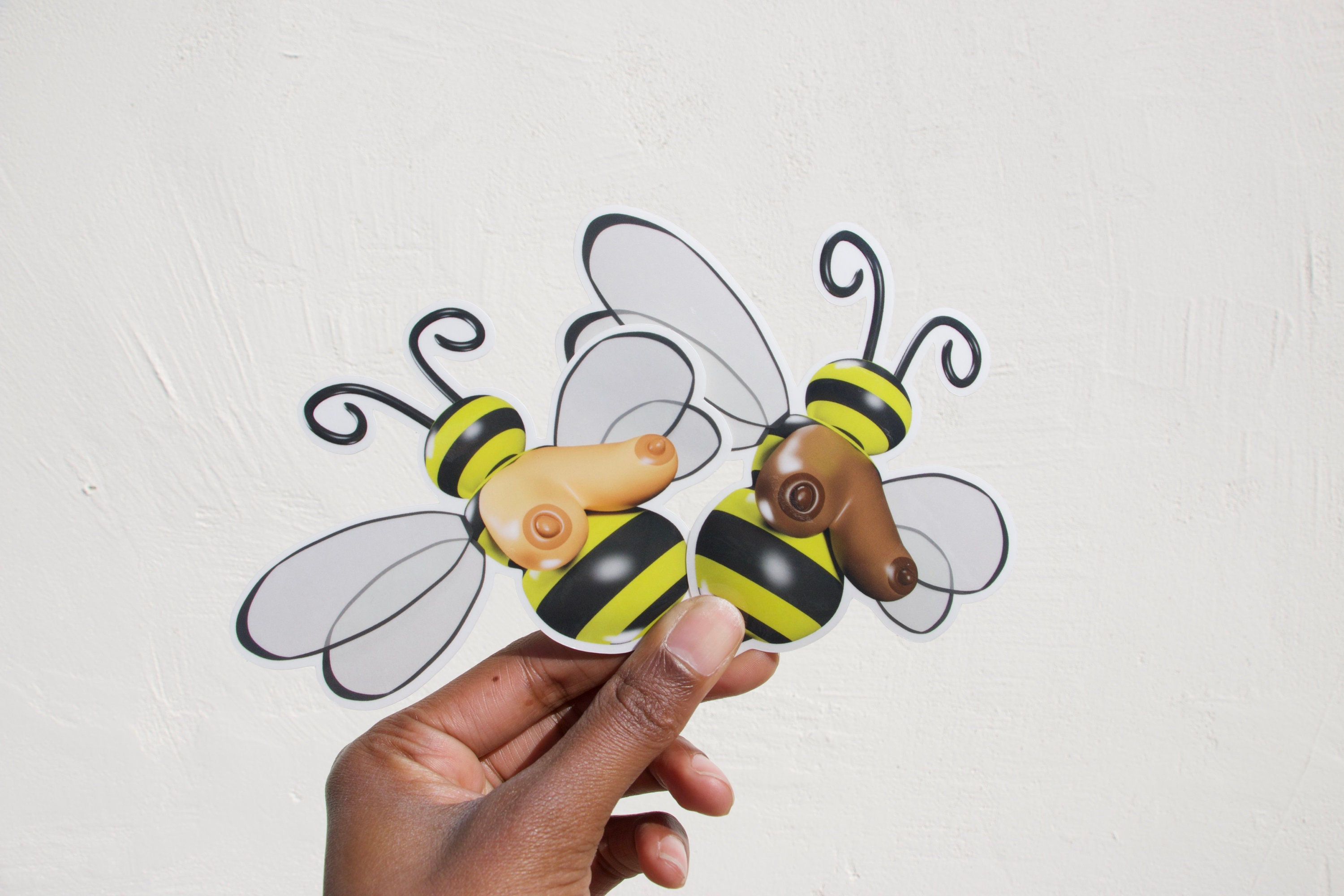 Boob-bees Stickers | Large Sticker | Laptop Sticker | Waterbottle ...