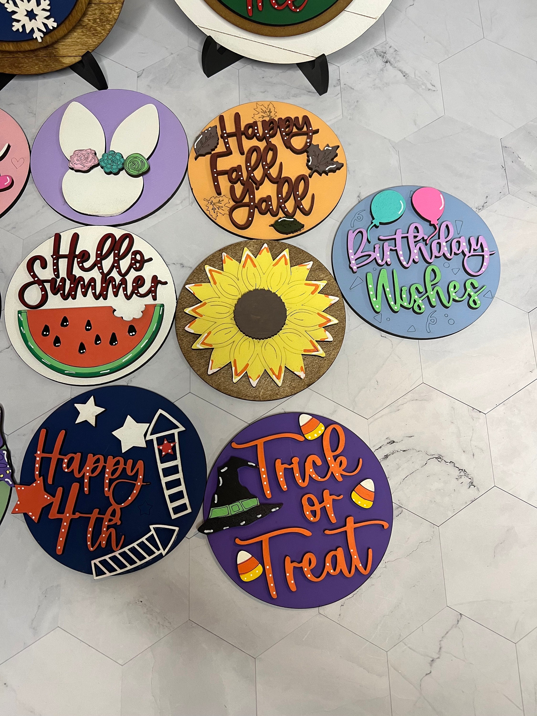 Interchangeable Welcome Sign, All Holidays Sign, Interchangeable Sign ...