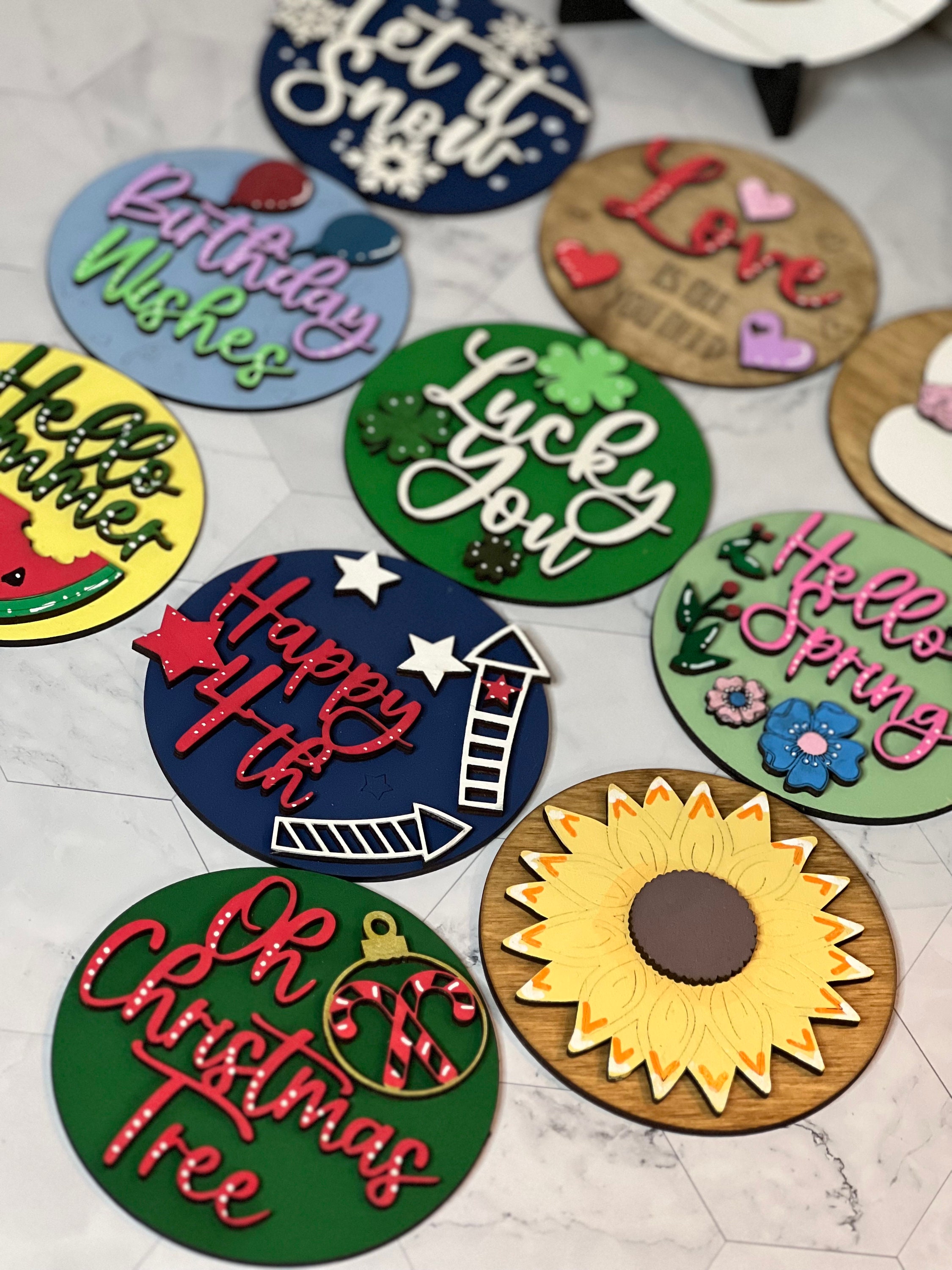 Interchangeable Welcome Sign All Holidays Sign - Etsy