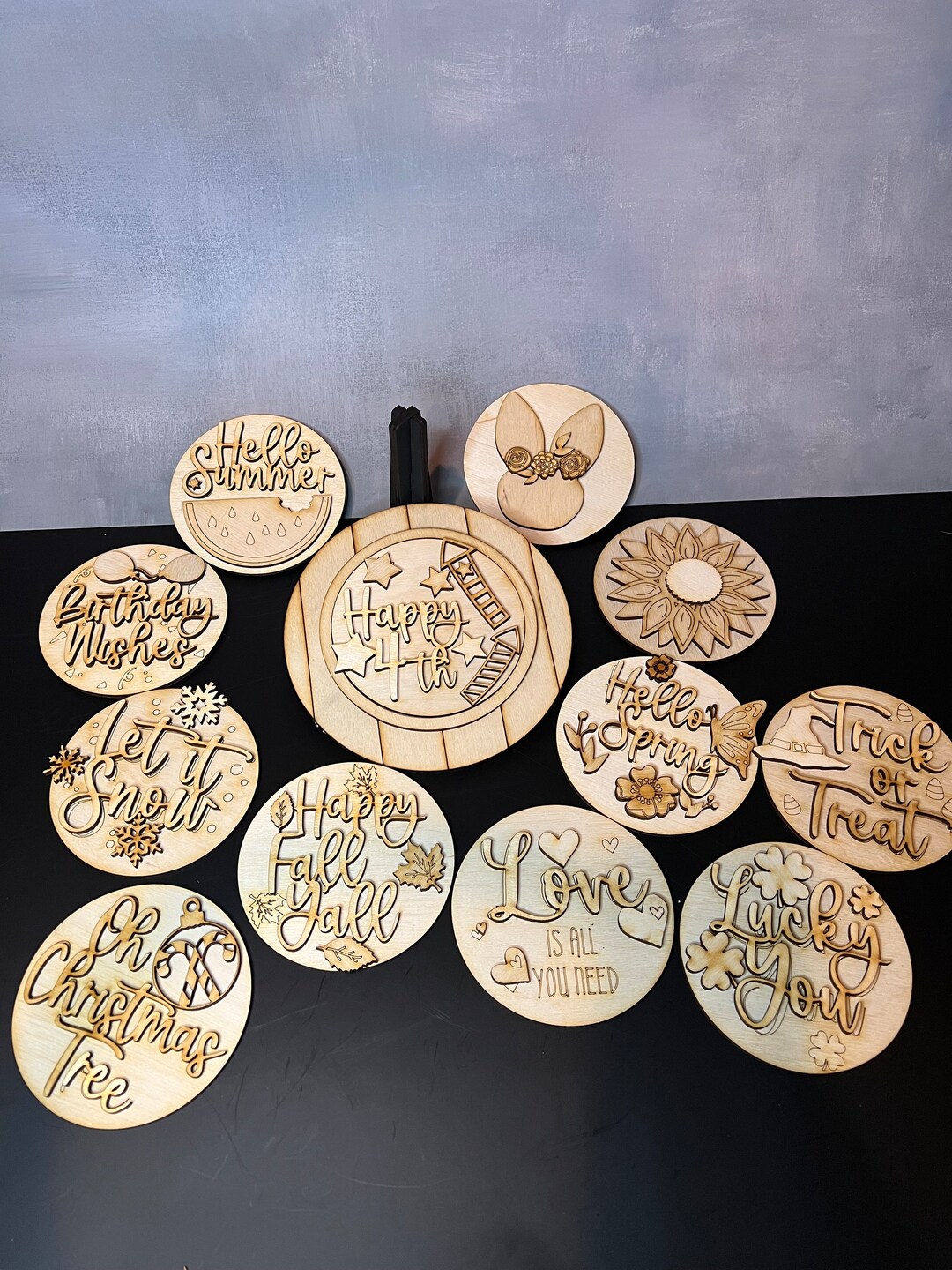 DIY Interchangeable Sign Welcome Sign All Holidays Sign - Etsy