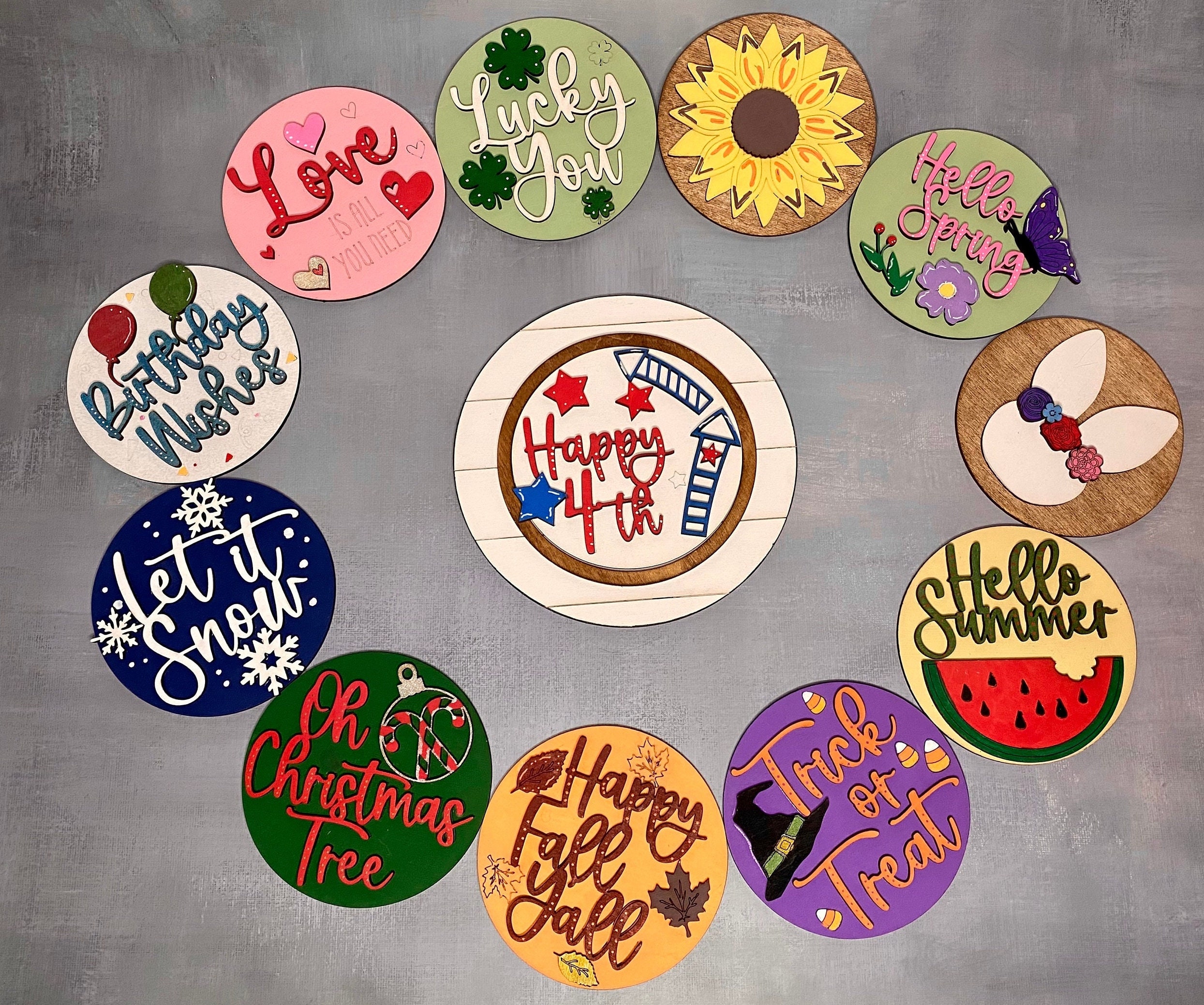 DIY Interchangeable Sign, Welcome Sign, All Holidays Sign ...