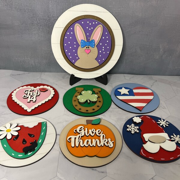 Interchangeable Holiday Signs - Etsy