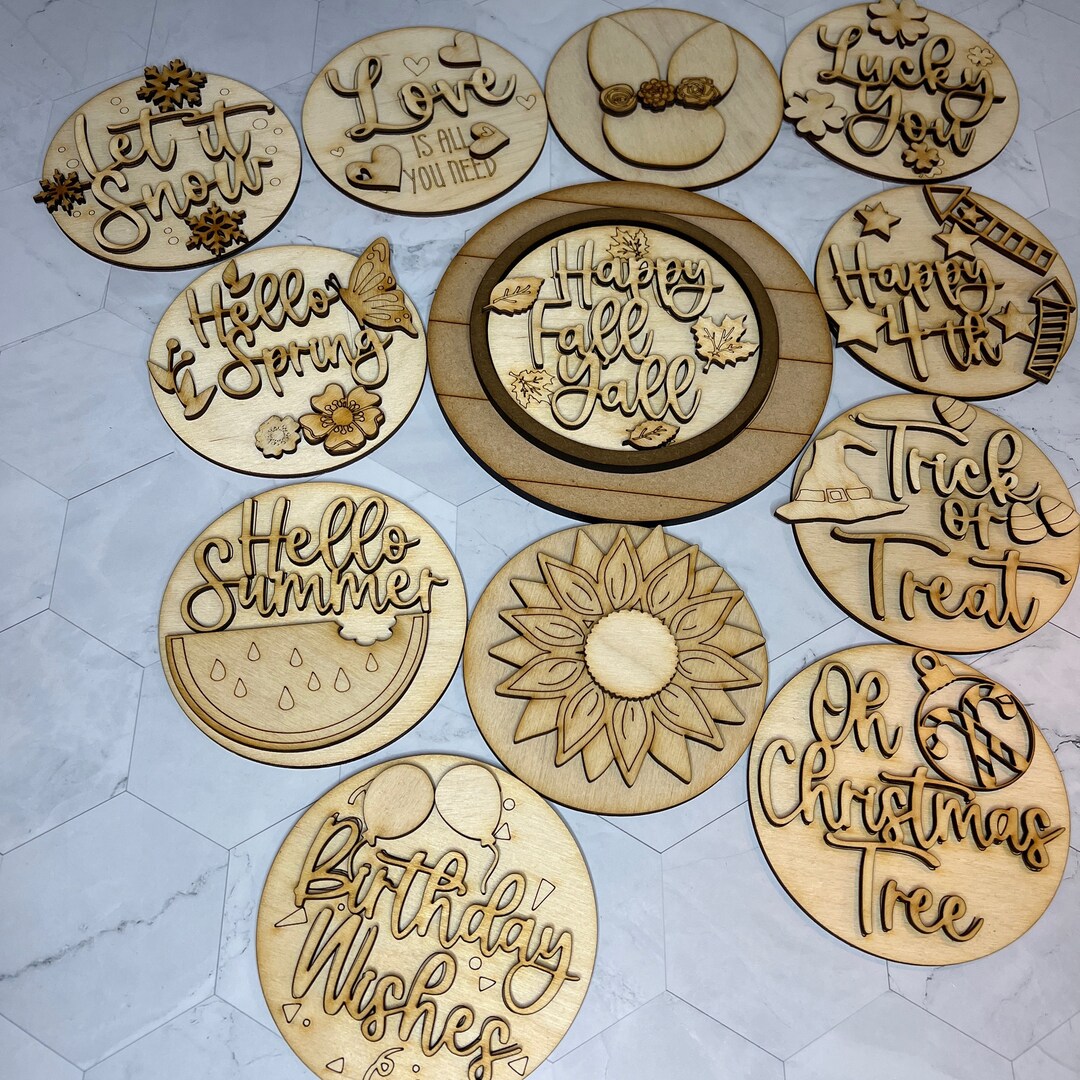 DIY Interchangeable Sign, Welcome Sign, All Holidays Sign ...