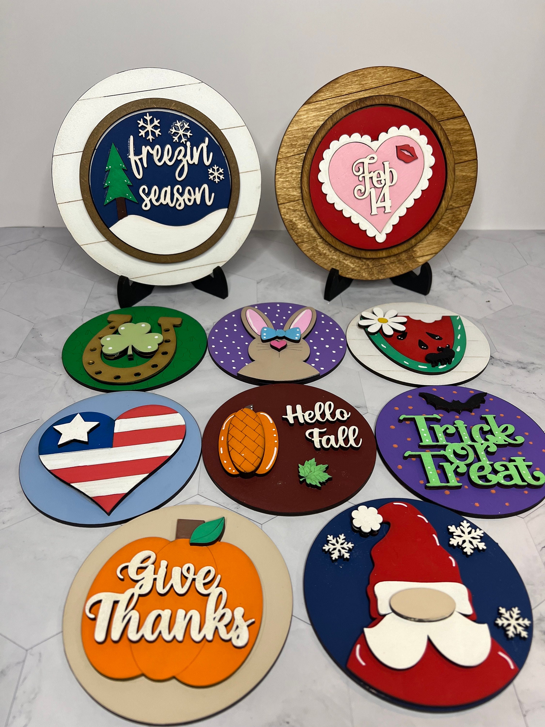 Interchangeable Welcome Sign, All Holidays Sign, Interchangeable Sign ...