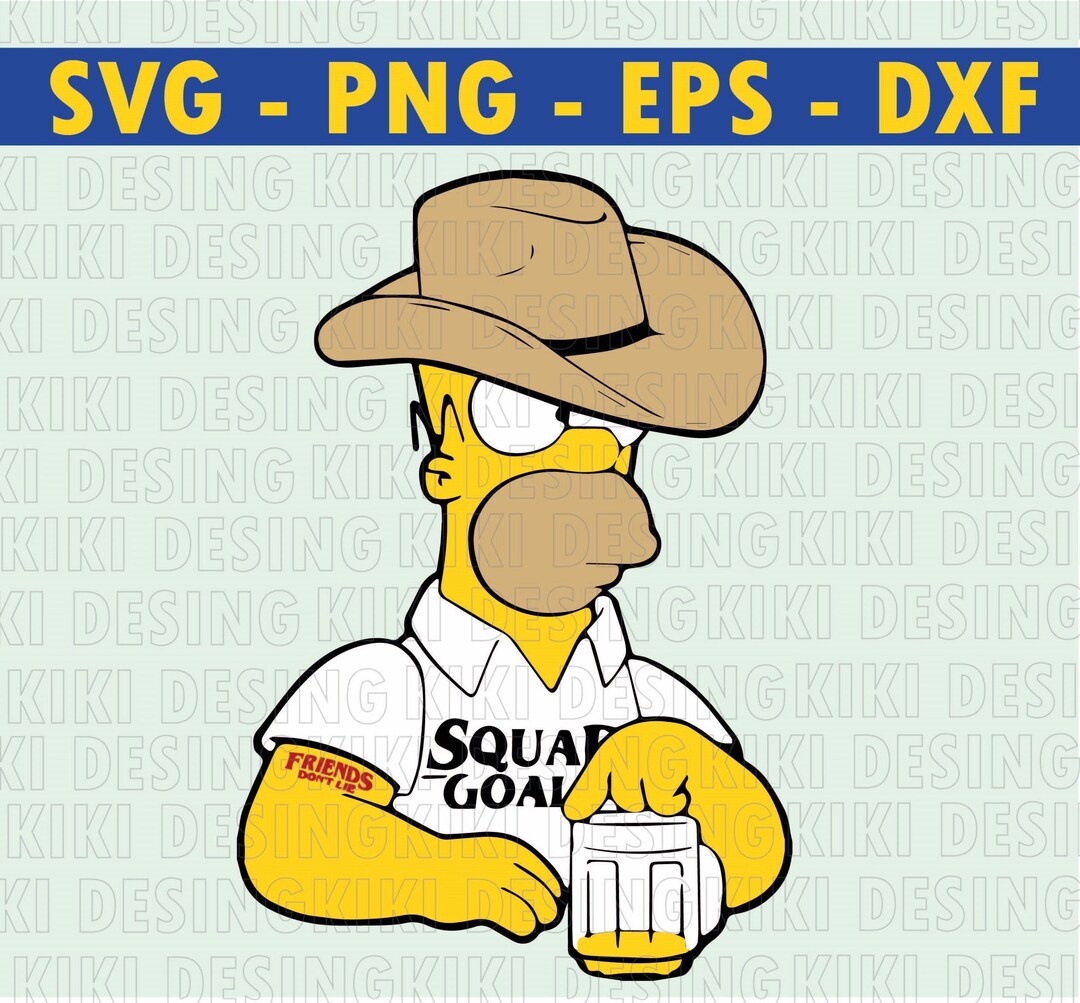 Buy Homero Simpson Svg Stranger Things Png for Silhouette Online in ...