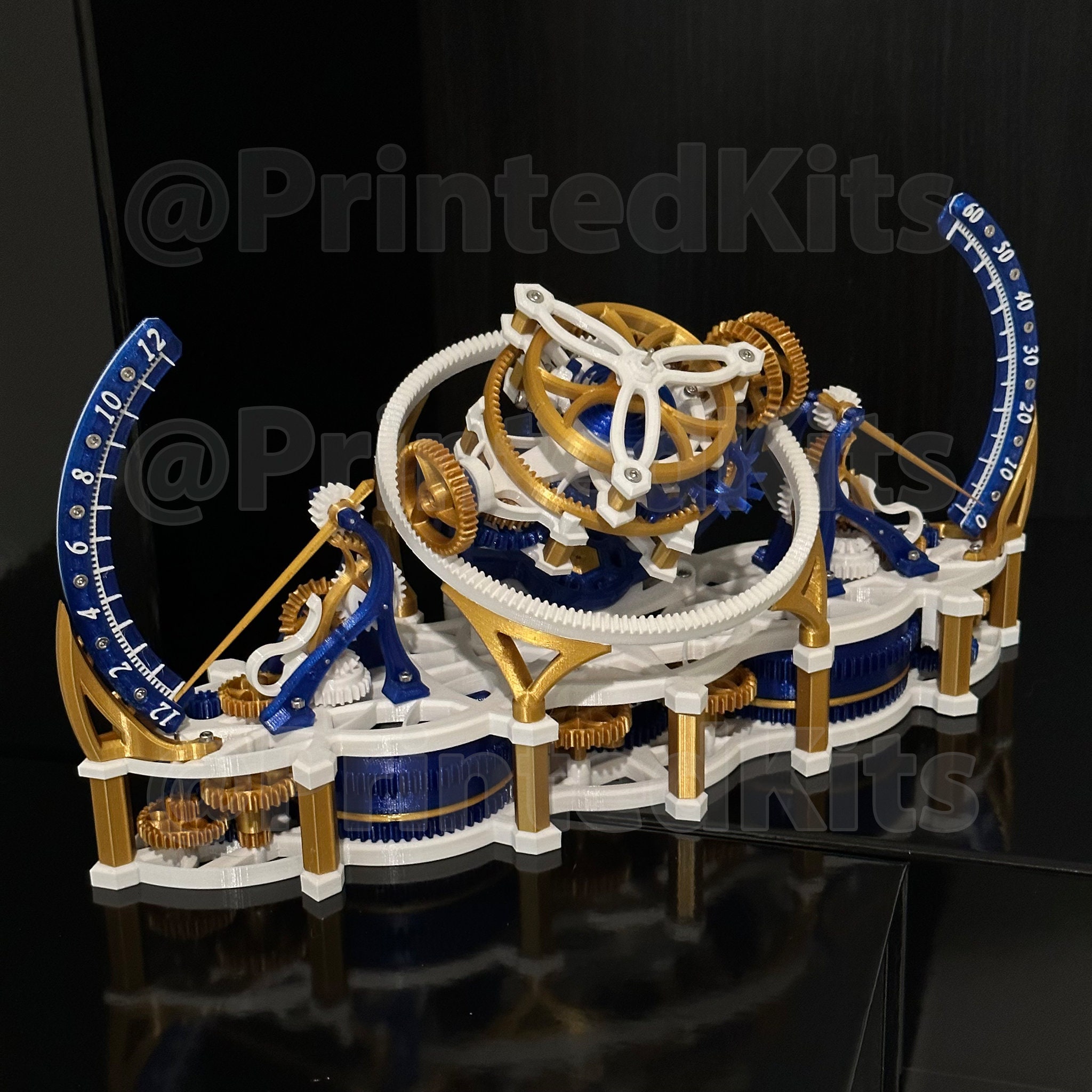 Triple Axis Tourbillion Clock Gift Set - Etsy