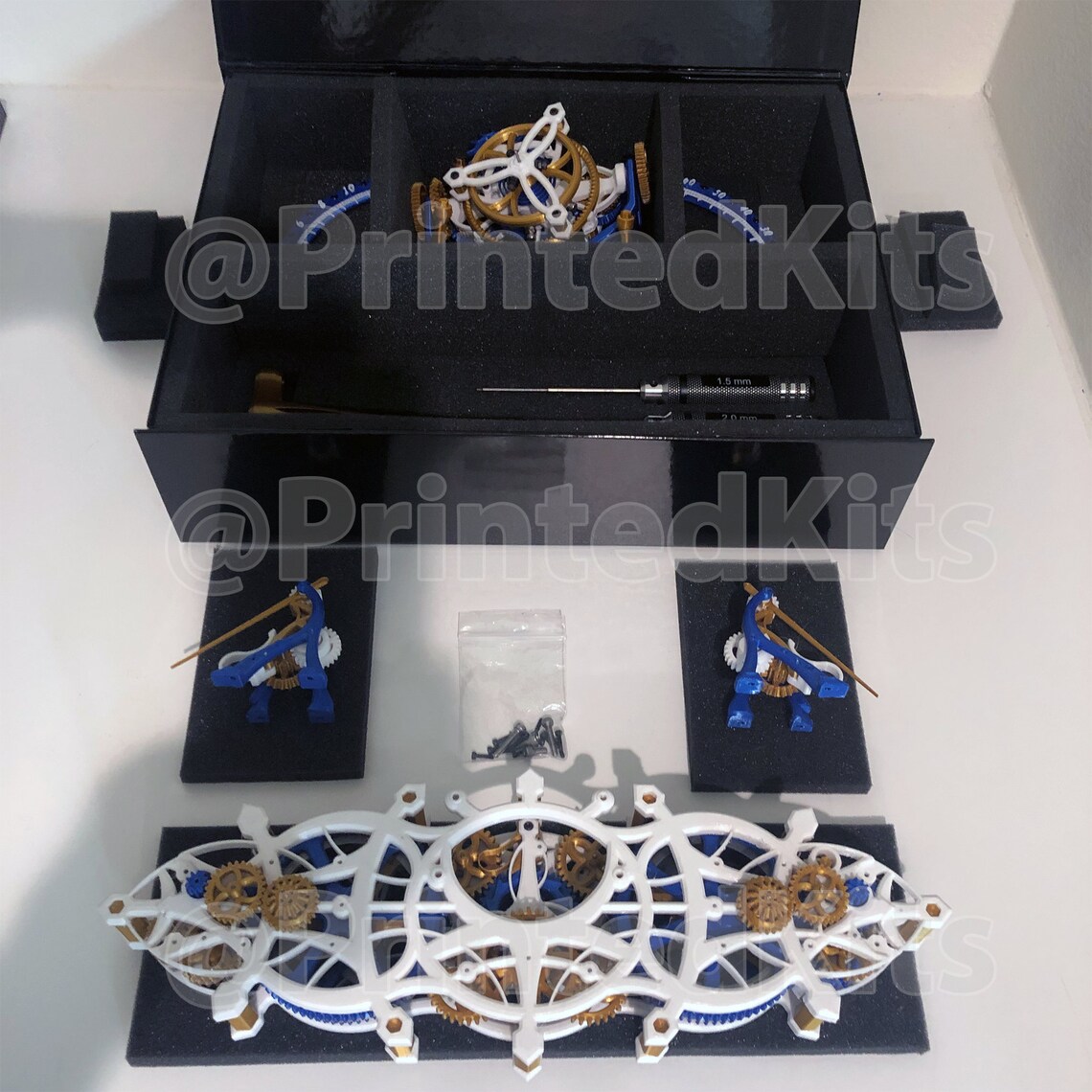 Triple Axis Tourbillion Clock Gift Set - Etsy