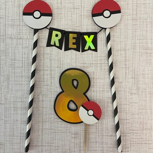 Pokémon Cake Topper / Modern Pokémon Party - Etsy