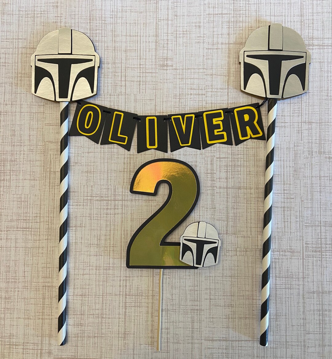 Star Wars Cake Topper / Mandalorian Cake Topper - Etsy
