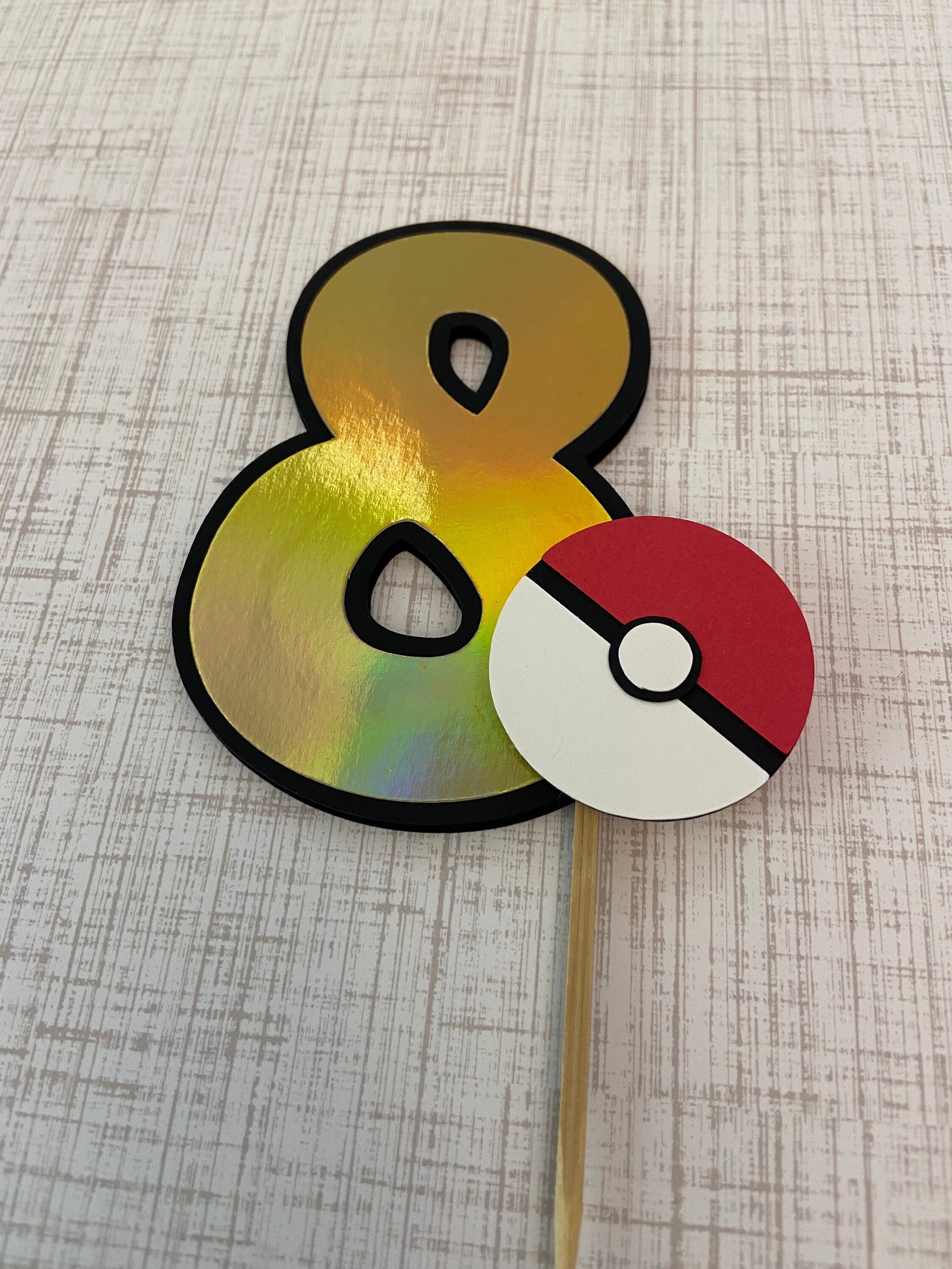 Pokémon Cake Topper / Modern Pokémon Party - Etsy