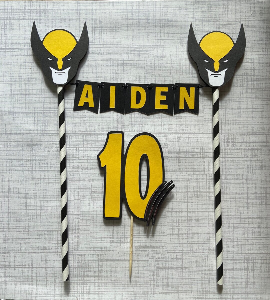 X-men Cake Topper / Wolverine Cake Topper - Etsy