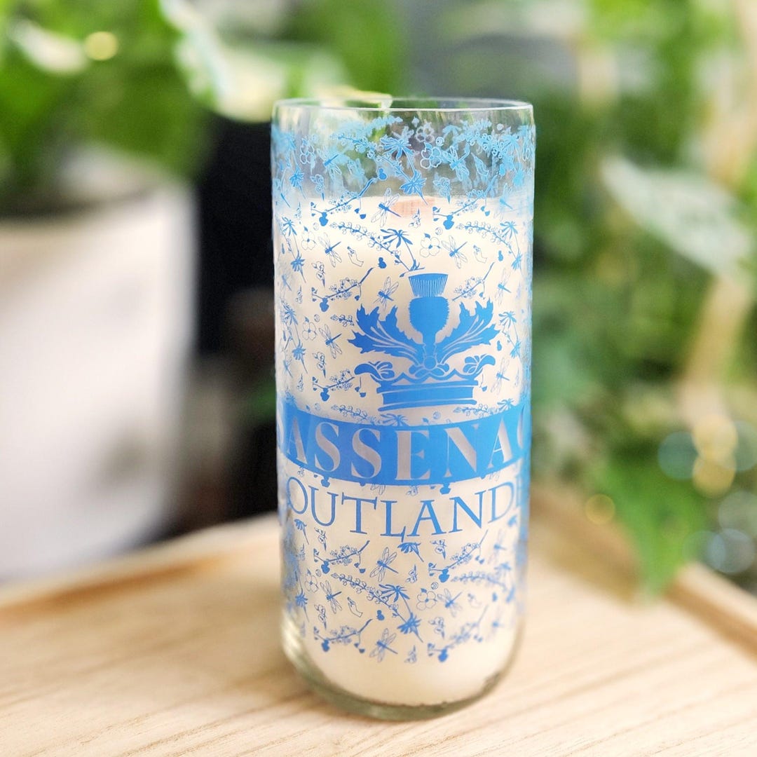 Sassenach Wine Bottle Candle | Lush Finish Scent | Peach, Mango ...