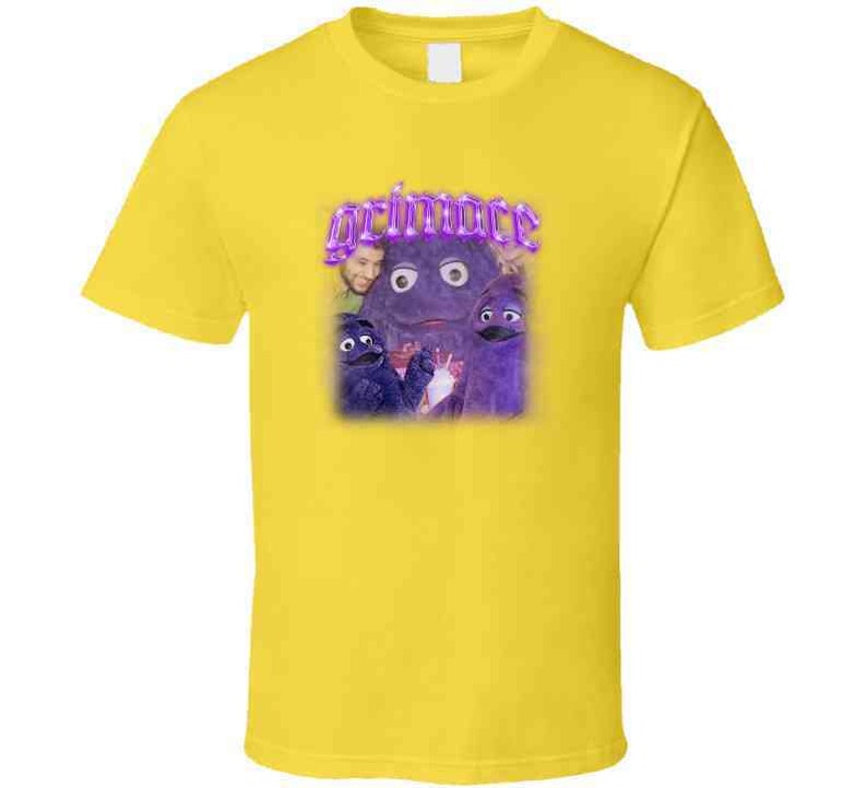 Grimace Shake Mcdonalds Happy Birthday Grimace Meme Joke Funny T Shirt ...