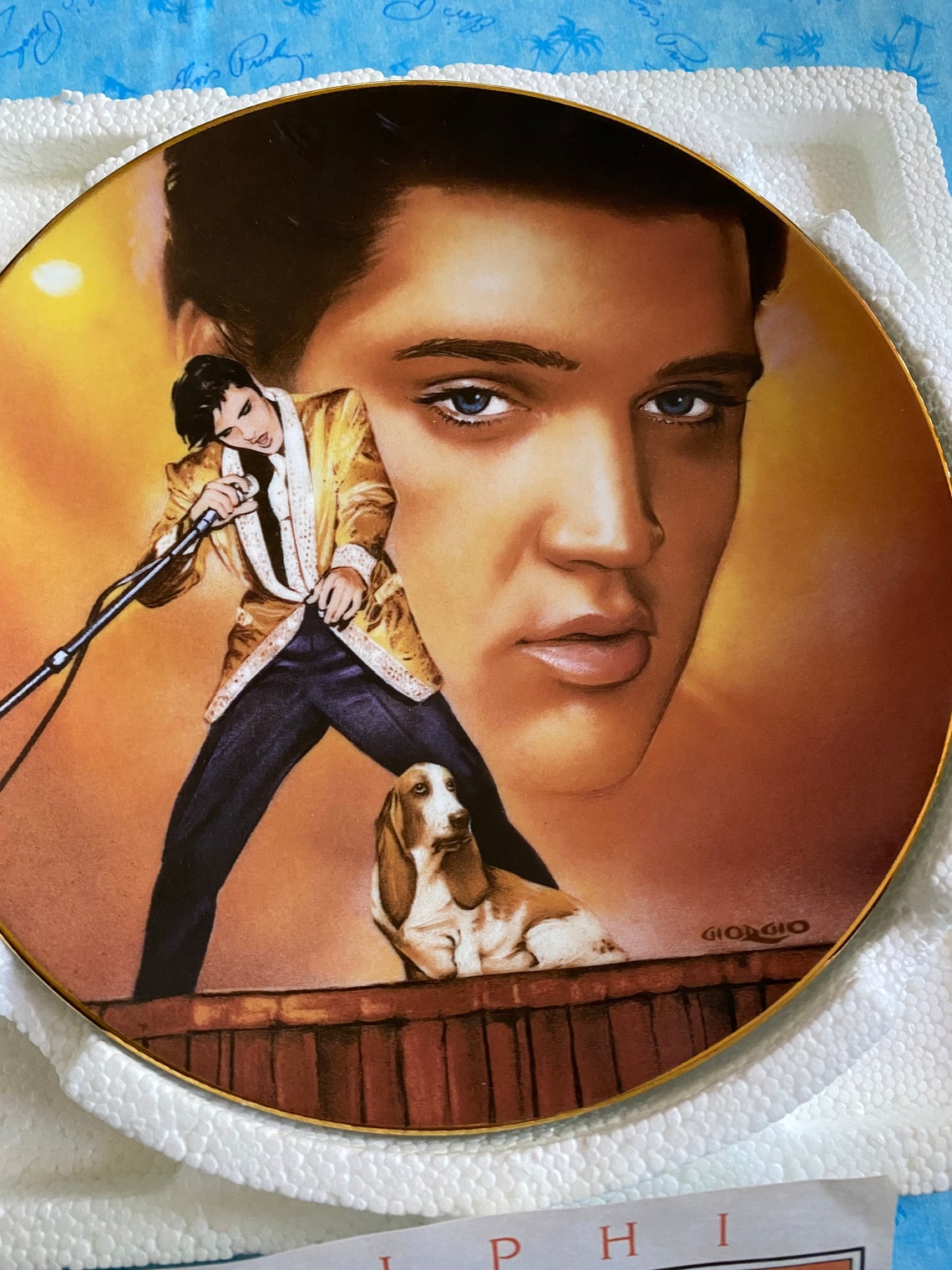 Elvis Presley Collector Plate - Etsy