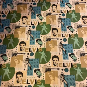 Elvis Presley Fabric - Etsy