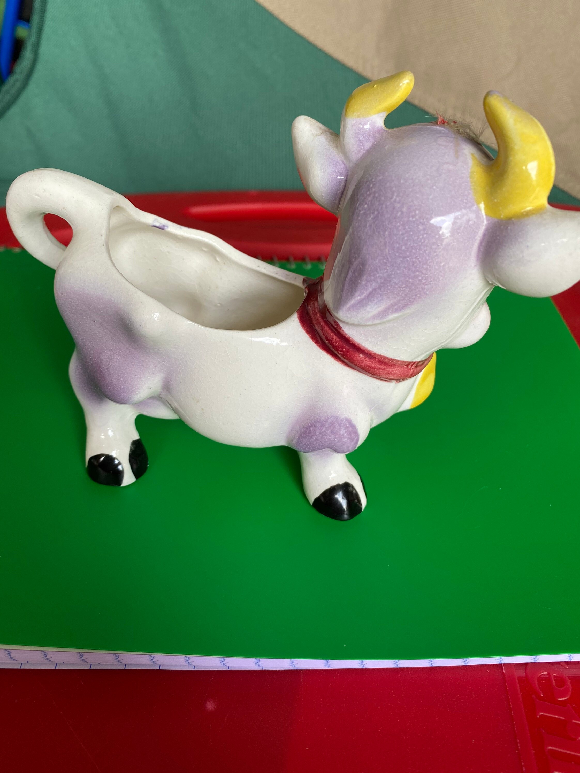 Ceramic Cow Creamer, Pitcher.. Retro Kitchen Decor Rare Find This Item ...