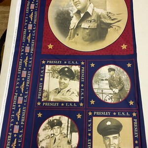Elvis Presley Army Fabric 7 Yards - Etsy