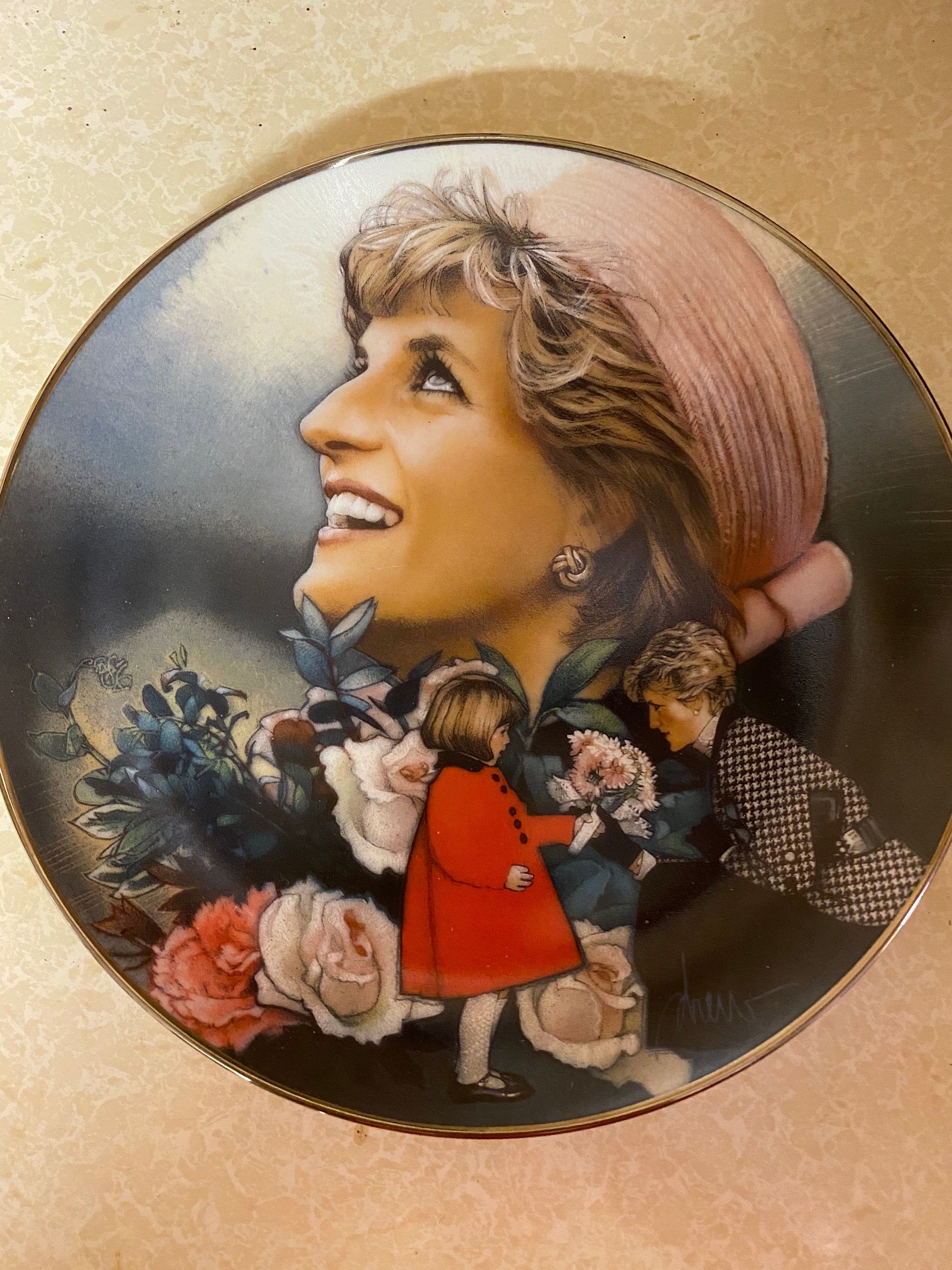 Princess Diana Collector Plate - Etsy