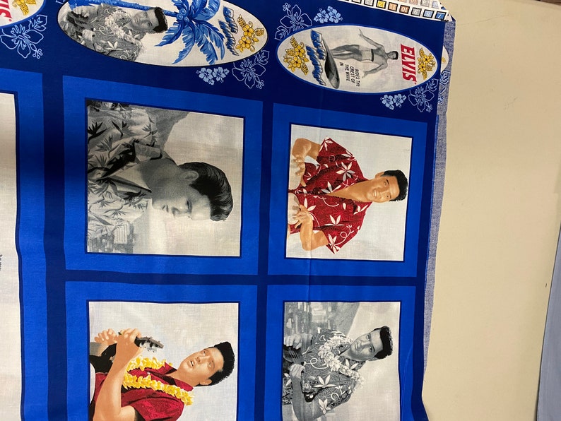 Elvis Presley Fabric Blue Hawaii - Etsy
