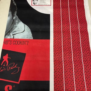 Elvis Presley Apron Panel With Instructions to Make Apron - Etsy