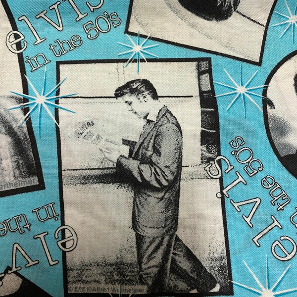 Elvis Presley Fabric - Etsy