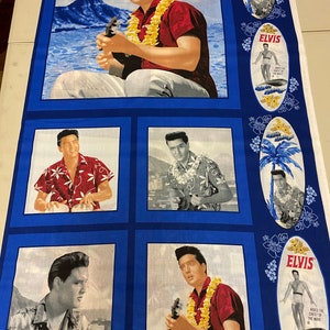 Elvis Presley Fabric Blue Hawaii - Etsy