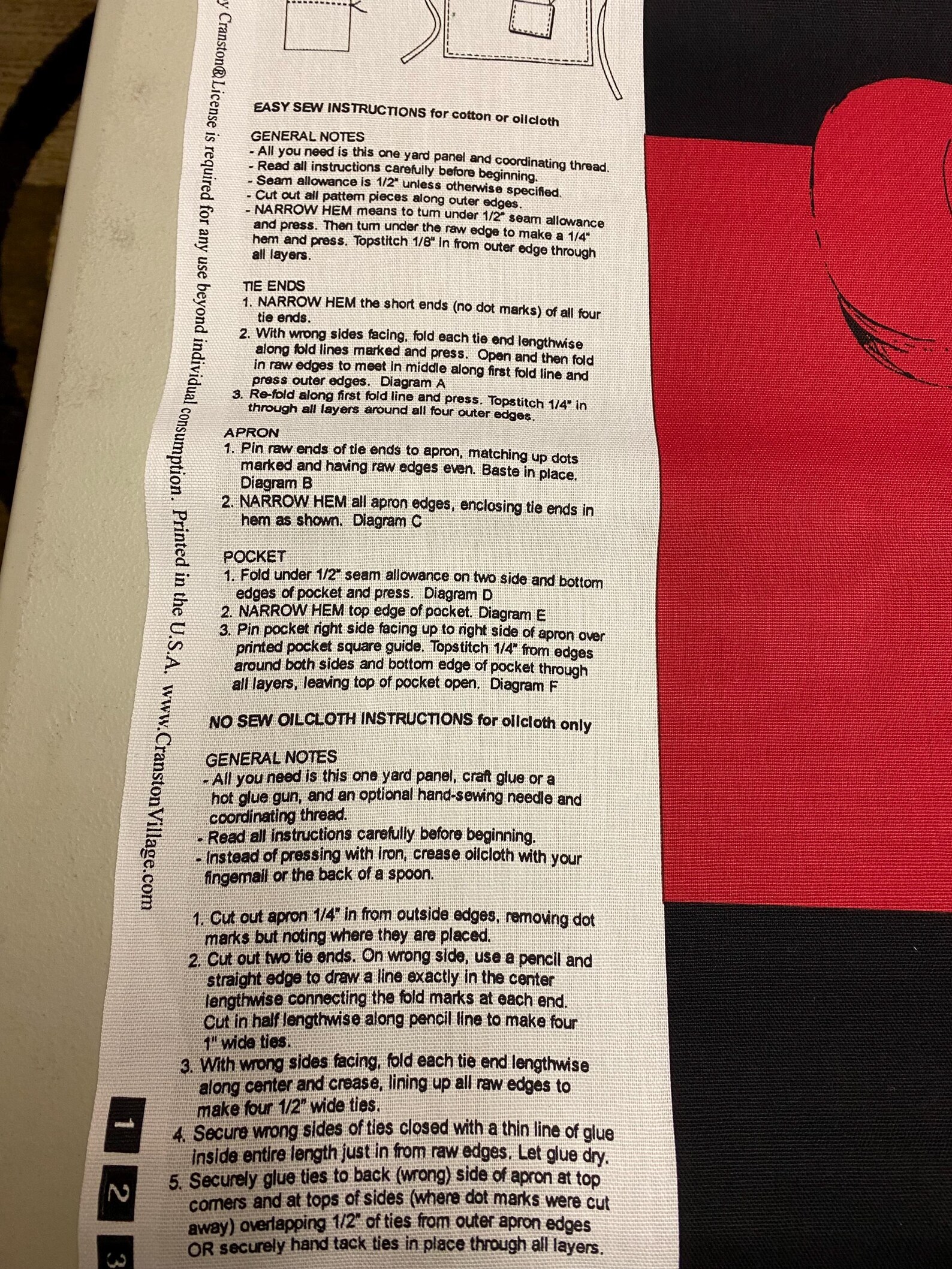 Elvis Presley Apron Panel With Instructions to Make Apron - Etsy