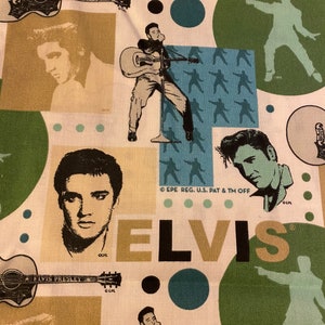 Elvis Presley Fabric - Etsy