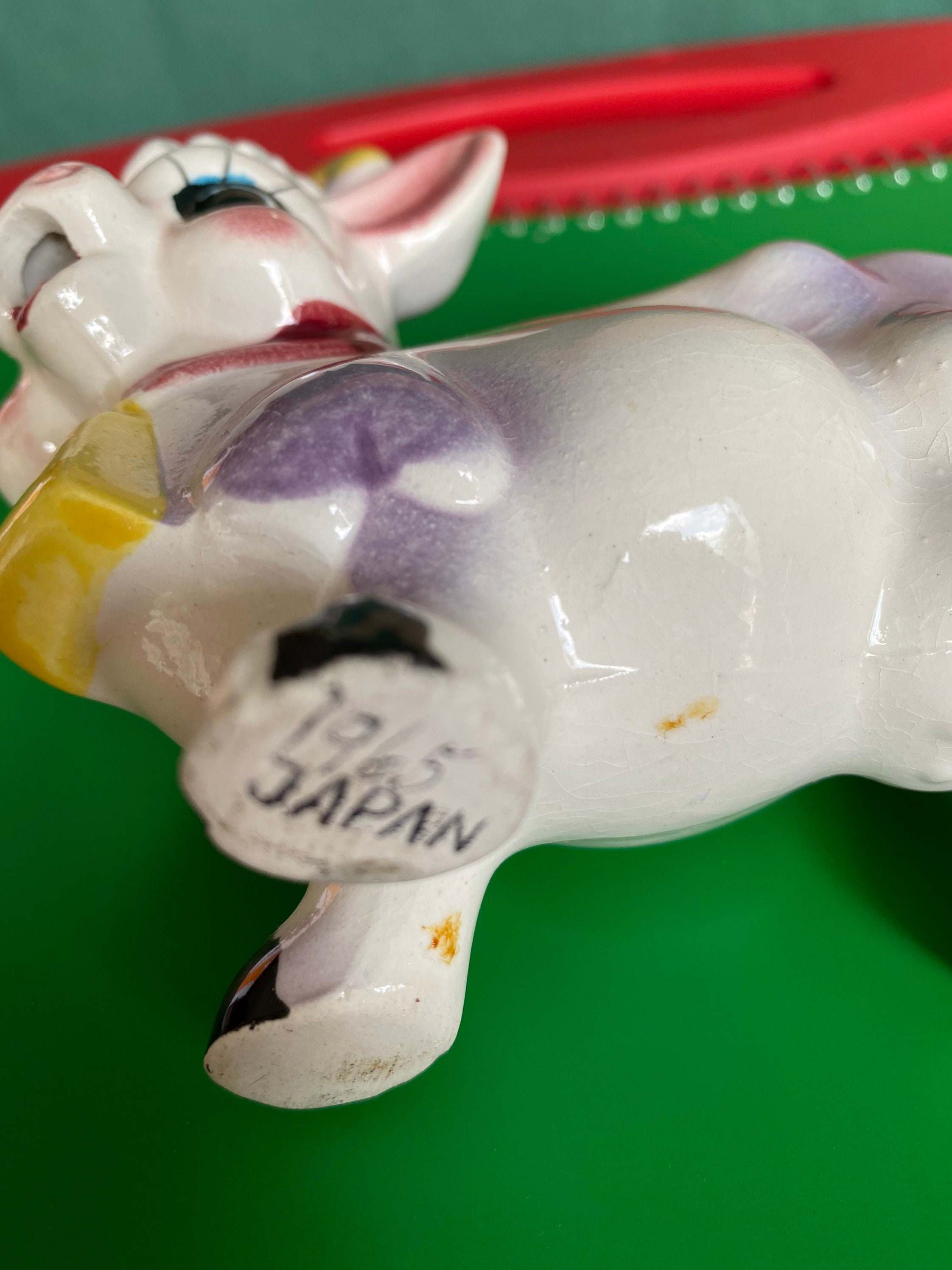 Ceramic Cow Creamer, Pitcher.. Retro Kitchen Decor Rare Find This Item ...