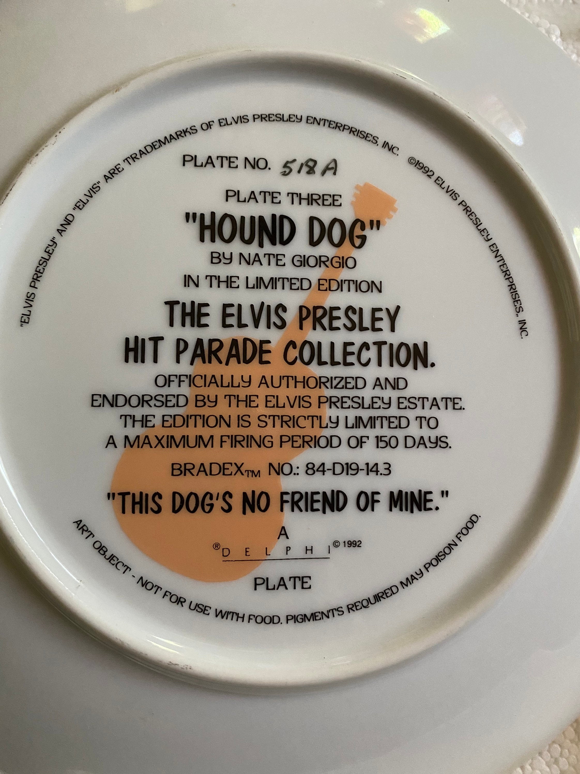 Elvis Presley Collector Plate - Etsy