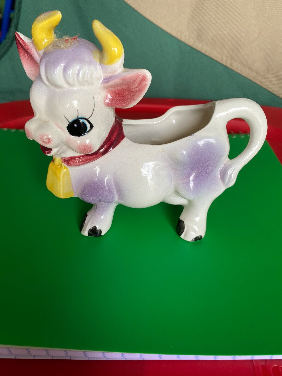 Ceramic Cow Creamer, Pitcher.. Retro Kitchen Decor Rare Find This Item ...