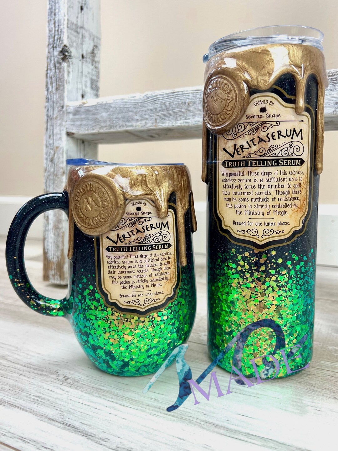 Black Veritaserum 'truth Serum' Potion Tumbler With - Etsy