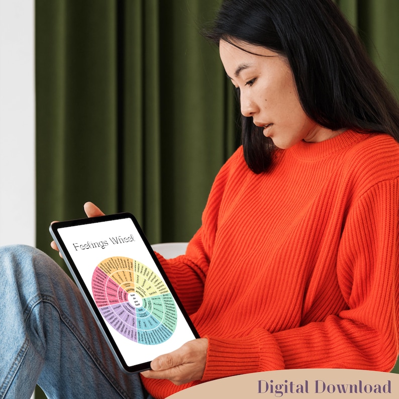 Feelings Wheel Rainbow, Emotions Poster, Zones of Regulation, Mental ...