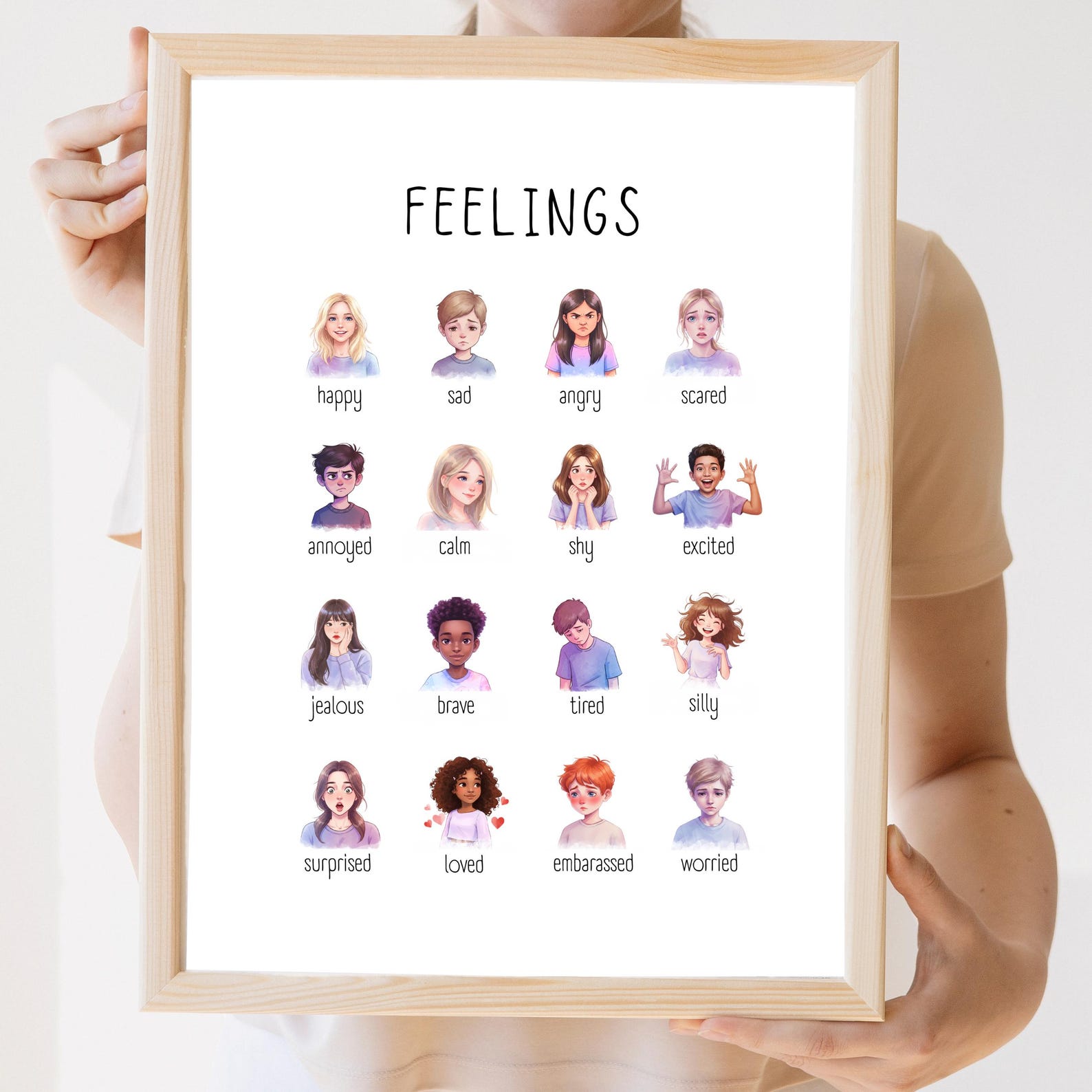 Feelings & Calming Techniques Poster Set: Kids' Emotional Regulation ...