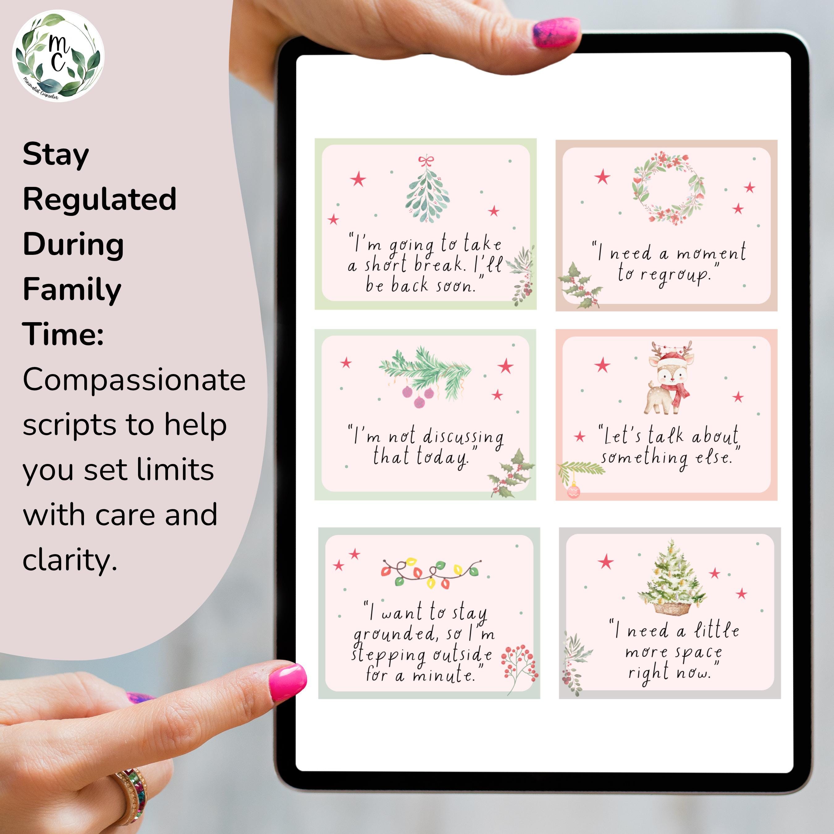Holiday Therapy Worksheets Bundle | Coping Strategies, Boundaries ...