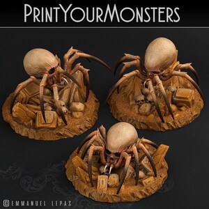 Skullcap Hermit Spider Miniature Faerun Monster | Print Your Monsters ...