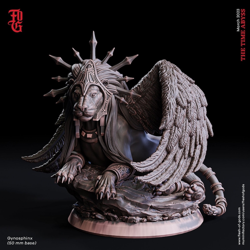 Dnd Sphinx Miniatures - Etsy