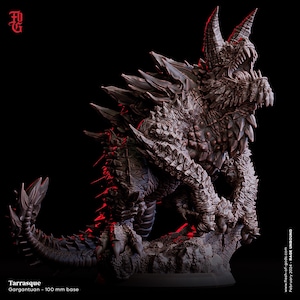 Tarrasque Miniature Large Monster Miniature for Dnd 5e Giant ...