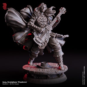 Dnd Demiplane Bard Miniature NPC Human Bard Wanderer Figurine | 32mm ...