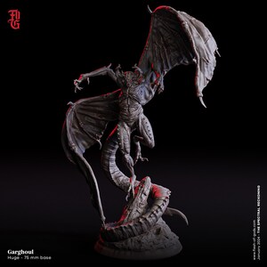 The Garghoul Monster Miniature Large Gargoyle Boss 32mm Scale 75mm Base ...