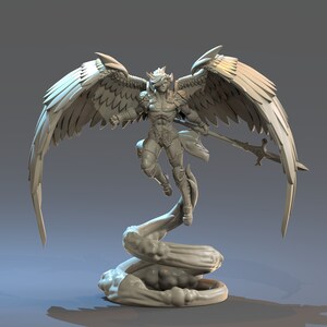 Angel Miniature Samyaza Clay Cyanide Angels Vs Demons Tabletop Gaming ...