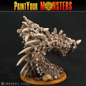Double Headed Bone Worm Miniatures | Print Your Monsters | Tabletop ...