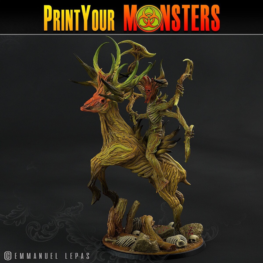 Dark Tree Man Champion Miniatures | Print Your Monsters | Tabletop ...