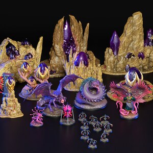 Wraith Demon Miniature Monster Miniature Dnd Aberration Cthulhu Monster ...