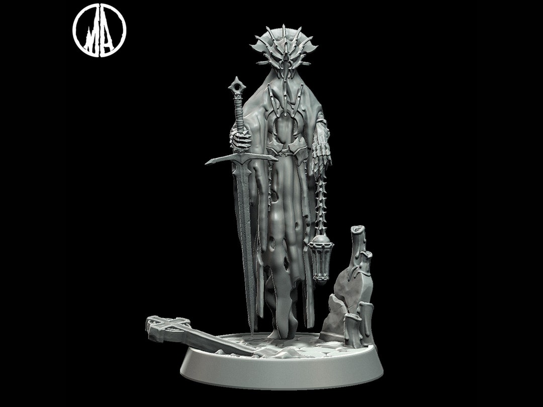 Restless Shadow Miniature 3 Poses 28mm Scale Tabletop Gaming Dnd ...