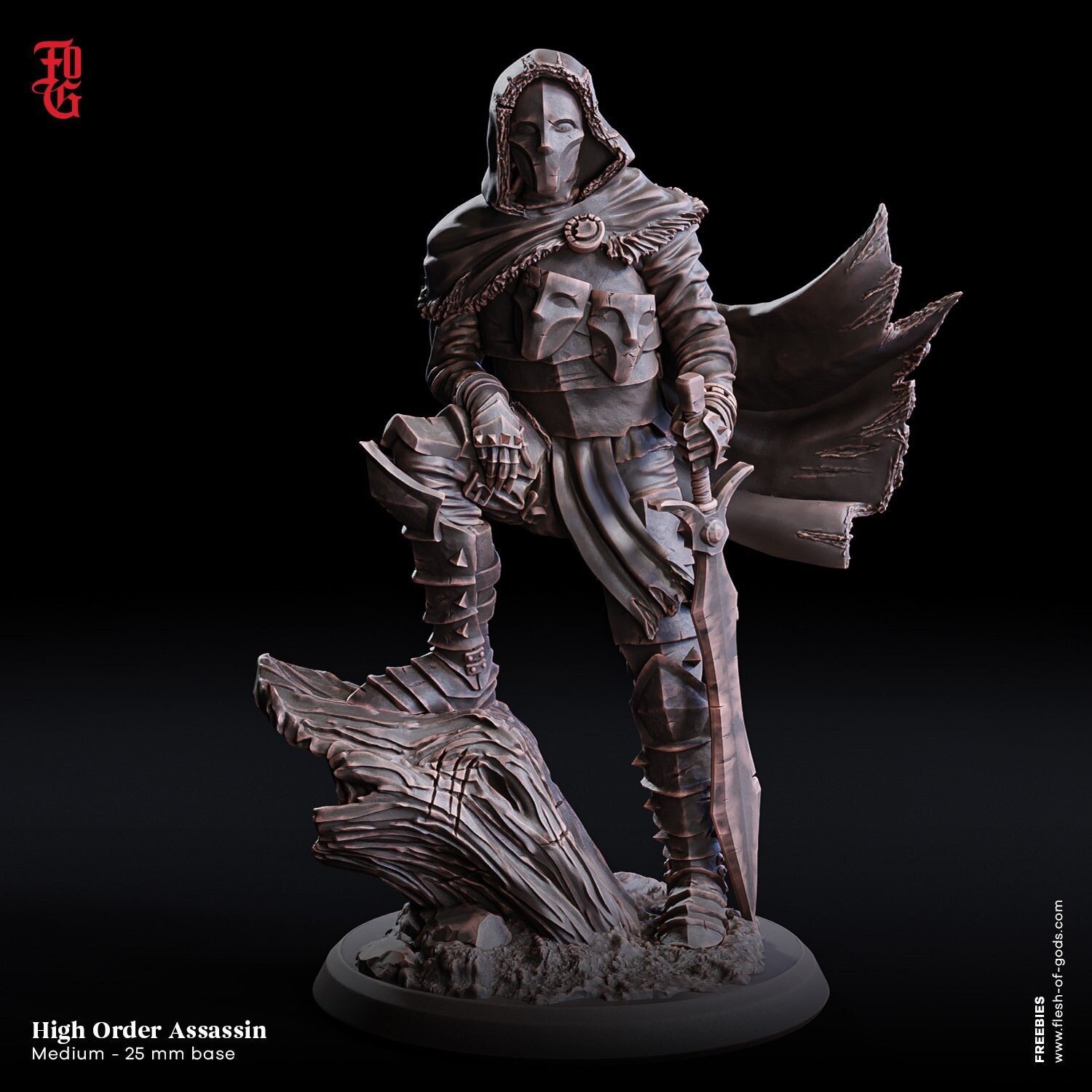 High Order Assassin Miniature Rogue Figurine Human Thief Figure for Dnd ...