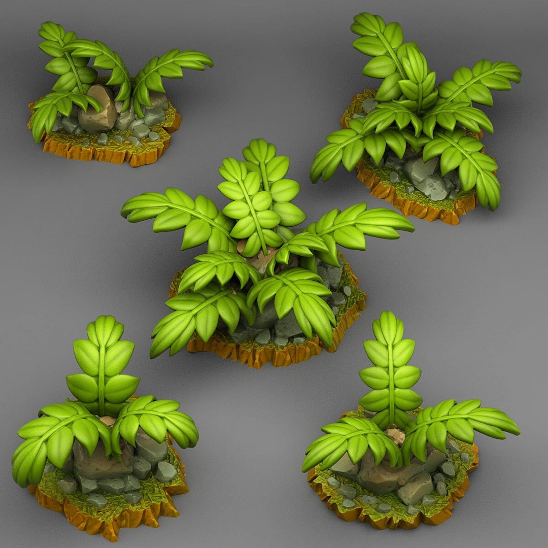 Dnd Celtic Plant Miniatures Wargaming Terrain Forest Plant | 28mm or ...
